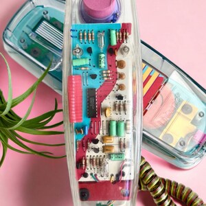 Vintage Clear Transparent 80s Phone Babysitters Club Light up BELLSOUTH ...