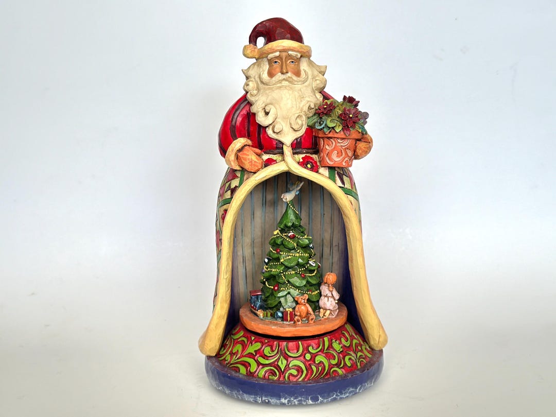 Jim Shore Christmas Santa, Vintage 2006 Jim Shore " Christmas Spirit ...
