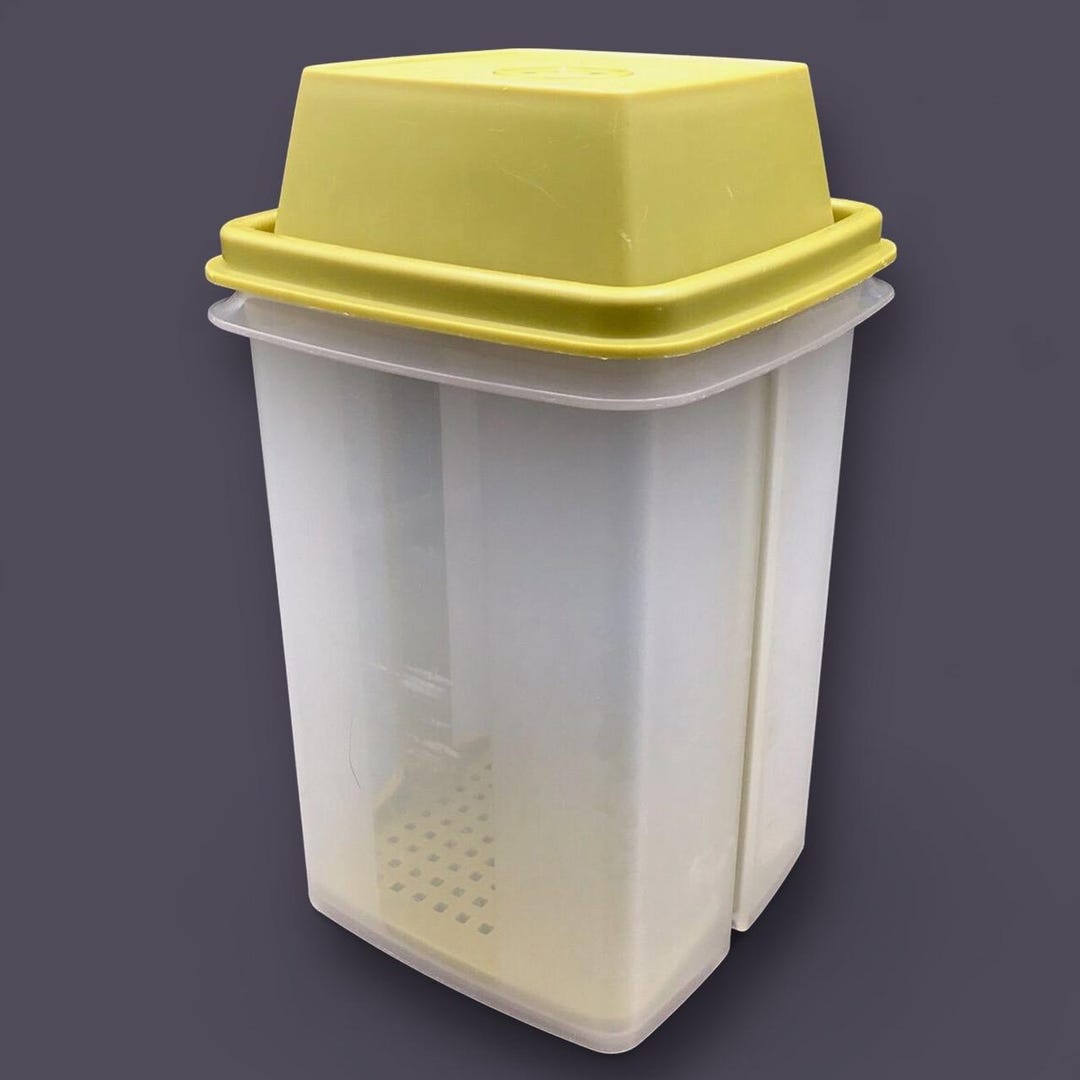 Vintage Tupperware Storage Container/pickle & Veggie Keeper- Green 3 Pc ...