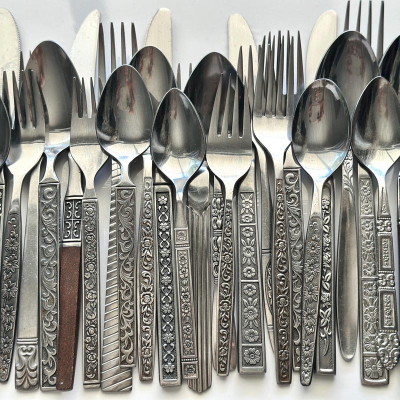 Mismatched Flatware - Etsy