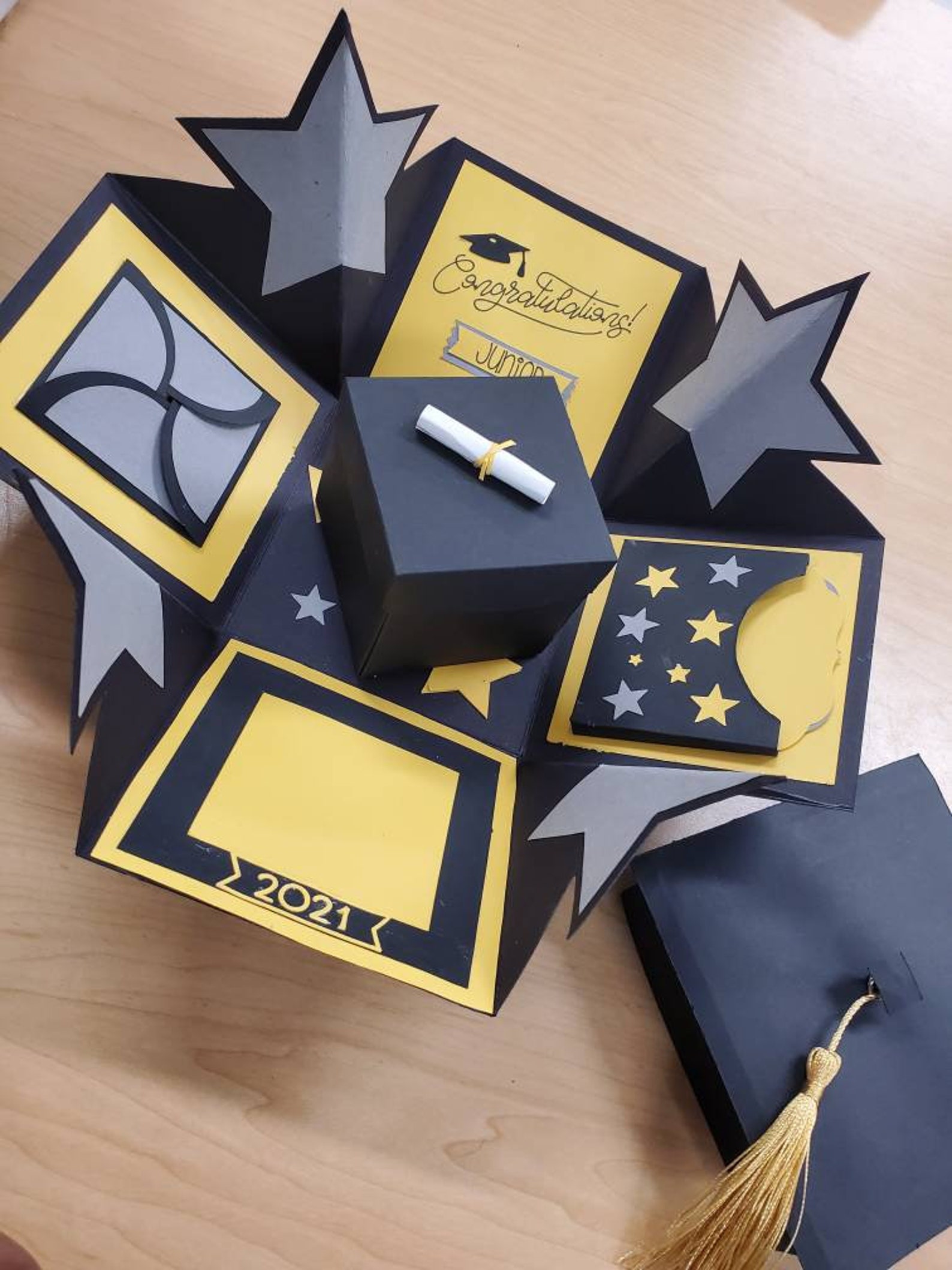 Graduation Explosion Gift Box | Graduation Gift | Graduation Keepsake ...