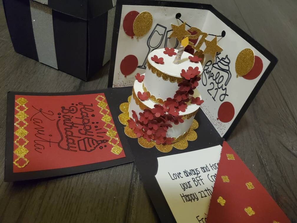 Birthday Box | Surprise Birthday Box | Luxury Birthday Card | Explosion ...