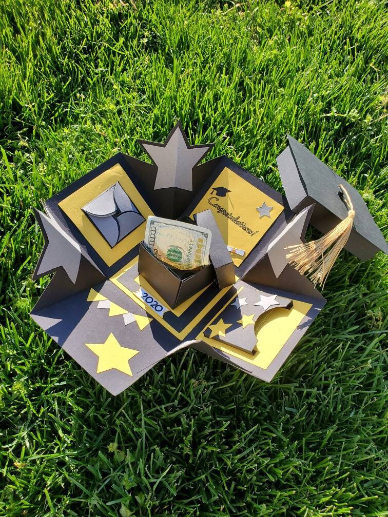Graduation Explosion Gift Box | Graduation Gift | Graduation Keepsake ...