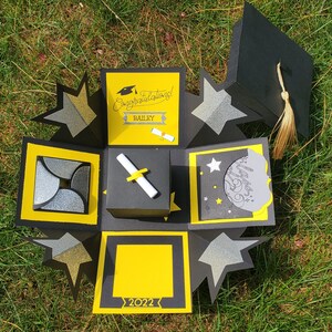 Graduation Explosion Gift Box | Graduation Gift | Graduation Keepsake ...