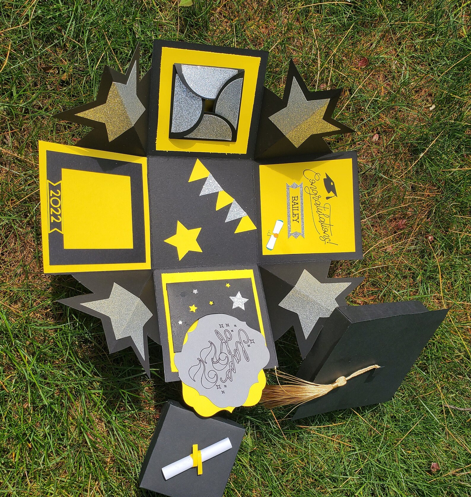 Graduation Explosion Gift Box Graduation Gift Graduation - Etsy
