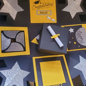 Graduation Explosion Gift Box | Graduation Gift | Graduation Keepsake ...