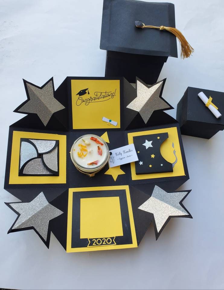 Graduation Explosion Gift Box | Graduation Gift | Graduation Keepsake ...