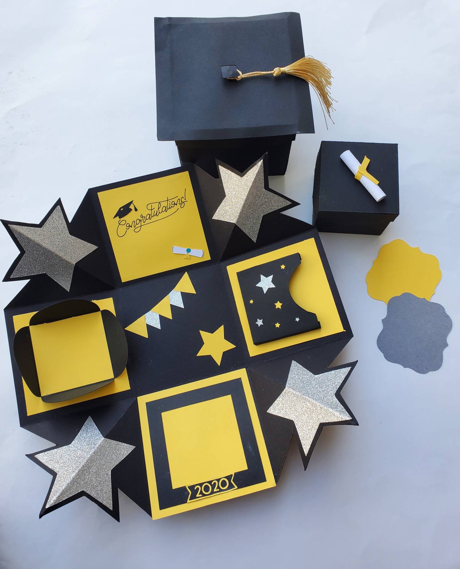 Graduation Explosion Gift Box | Graduation Gift | Graduation Keepsake ...