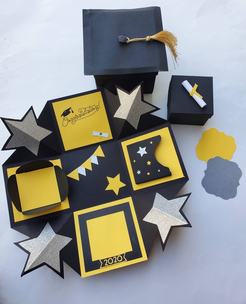 Graduation Explosion Gift Box | Graduation Gift | Graduation Keepsake ...