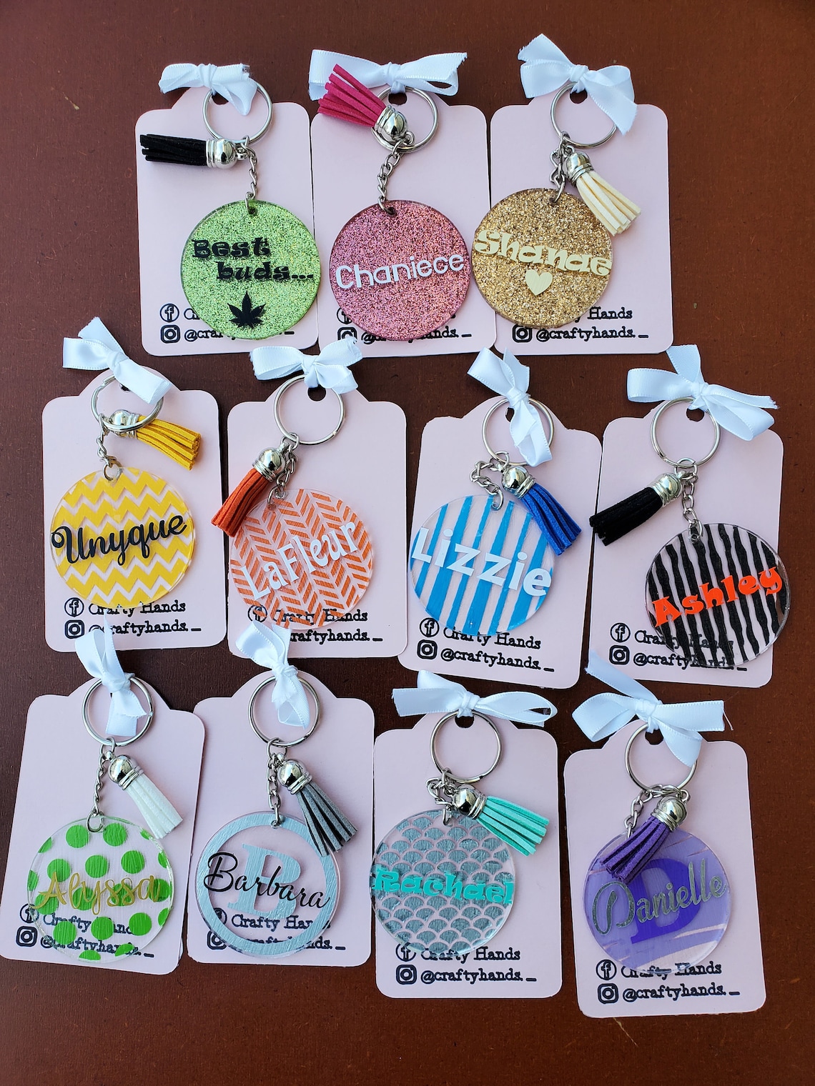 Clear Acrylic Keychain Personalized Keychain Customized - Etsy
