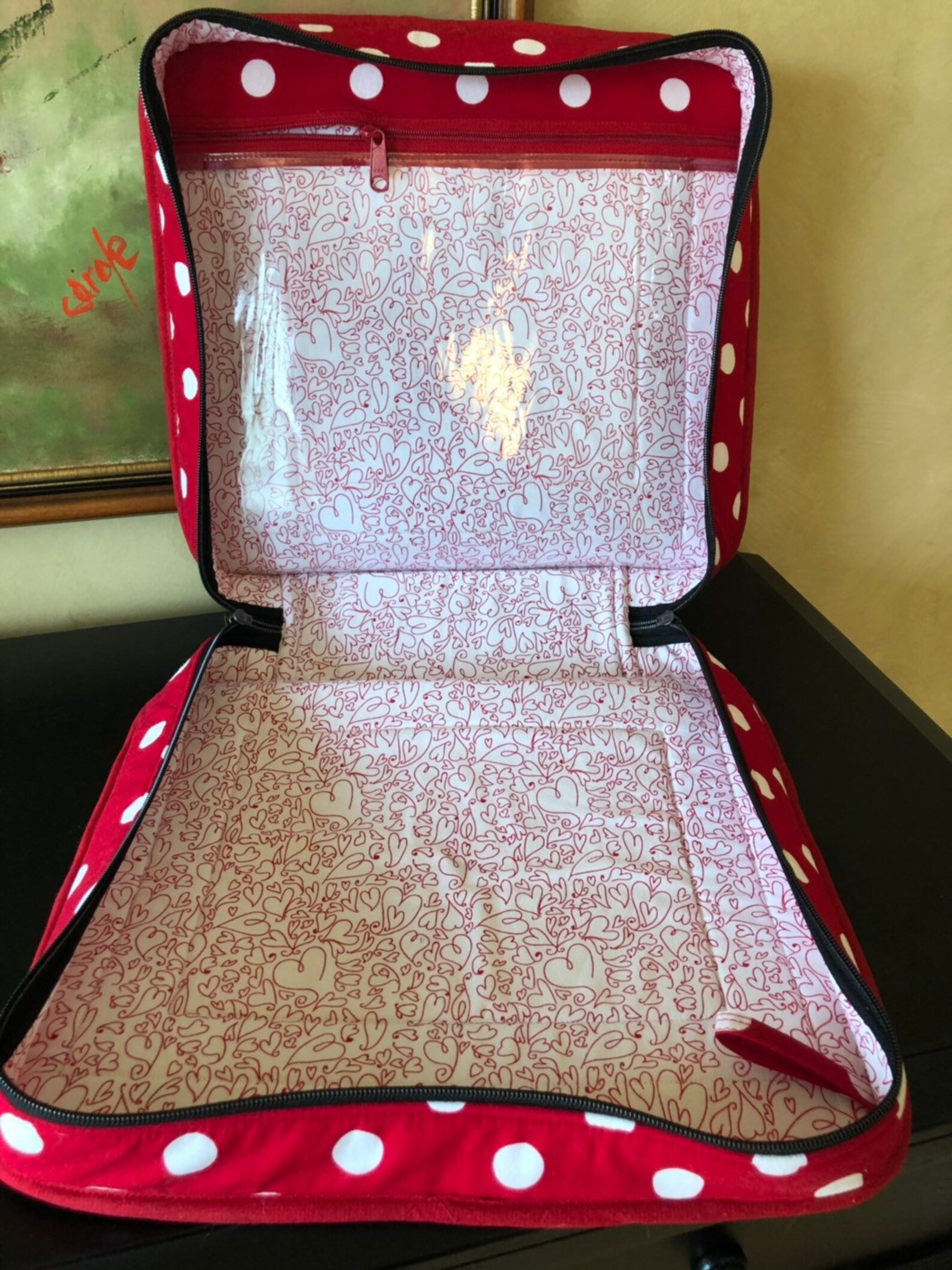 Mouse Ear Organization and Storage Bag - Disney Travel Bag - Cosmetic ...