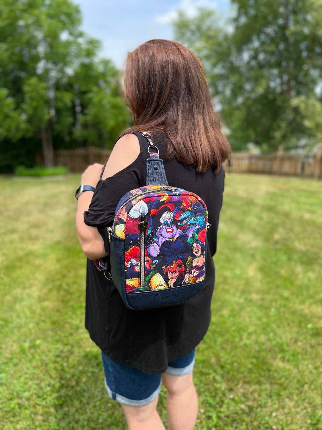 Villain Backpack/crossbody/sling - Etsy