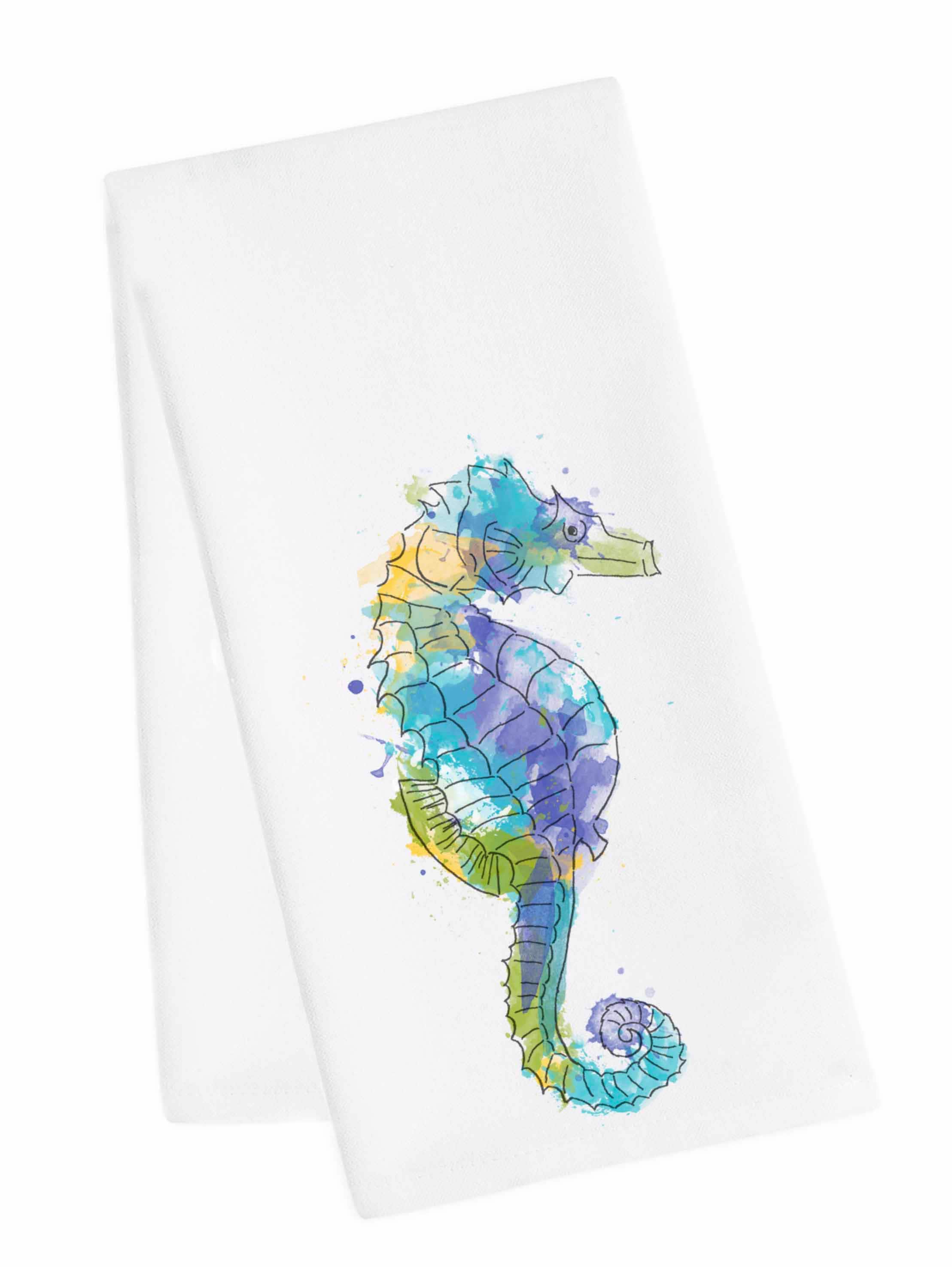Sea Turtle Tea Towel, Turtle Hand Towel, Sea Turtle Kitchen Towel ...