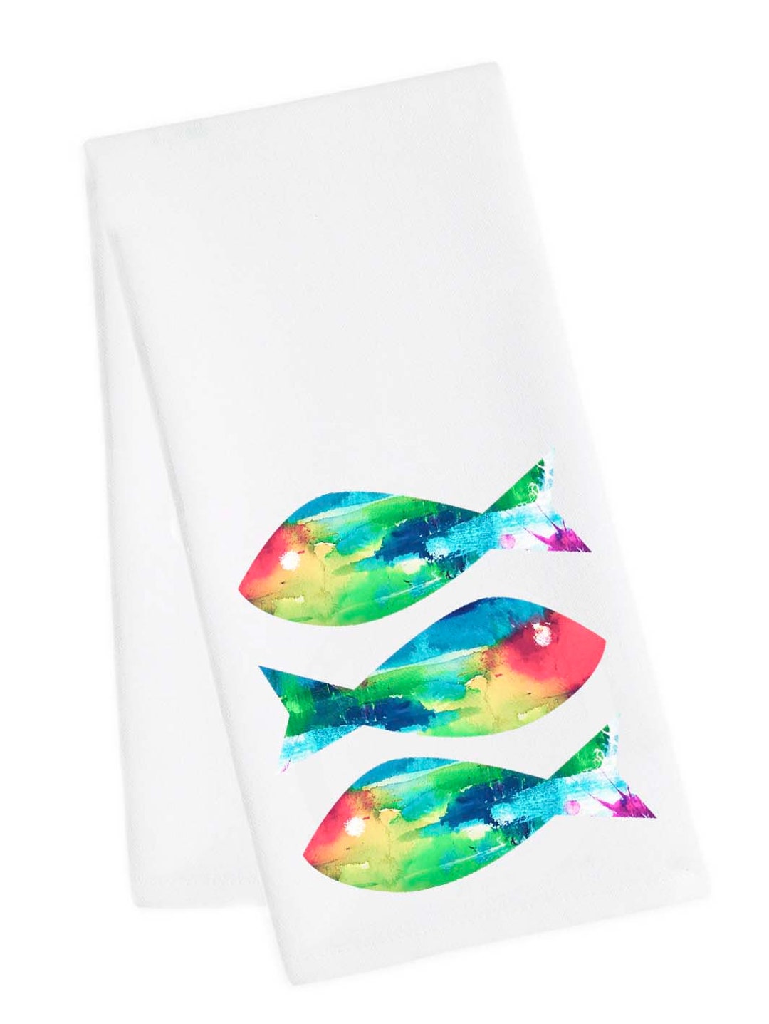 Fish Tea Towel, Fish Kitchen Towel, Fish Hand Towel, Fish Dish Towel ...