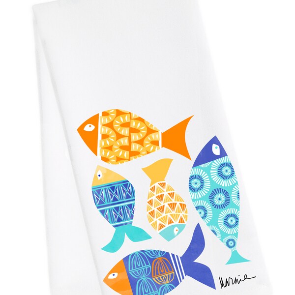 Fish Hand Towels - Etsy