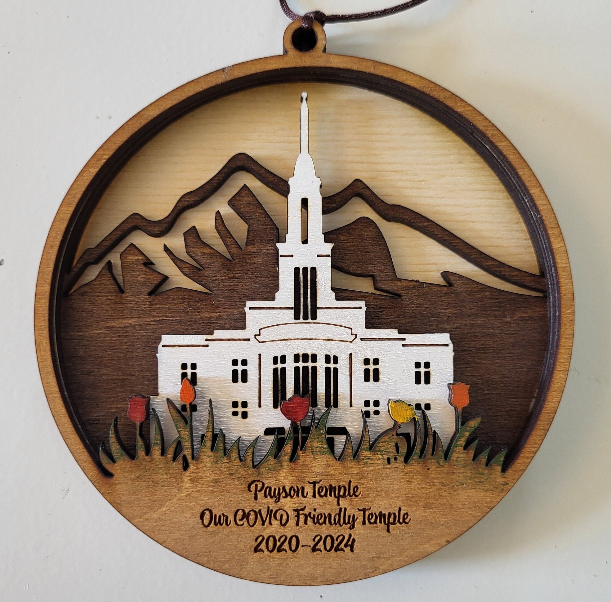 Rustic LDS Temple Ornaments - Etsy