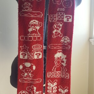 Mario Double Knit Scarf Pattern - Etsy
