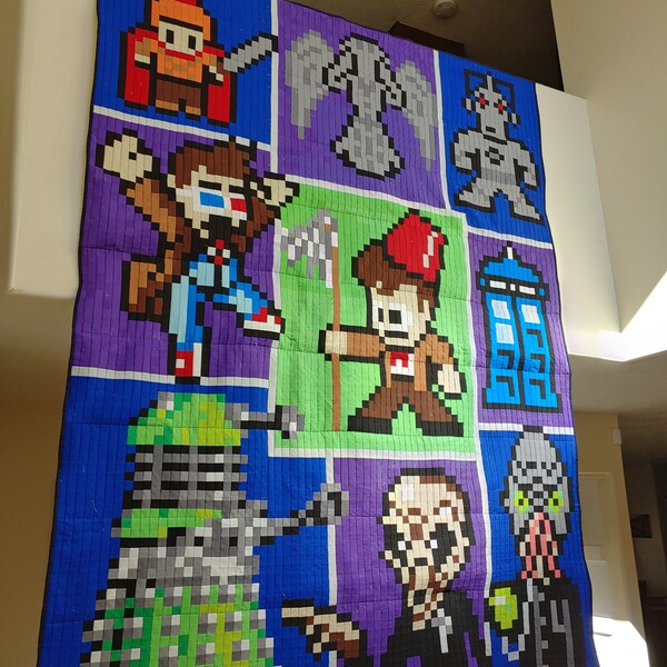 Doctor Who Quilt Pattern - Etsy