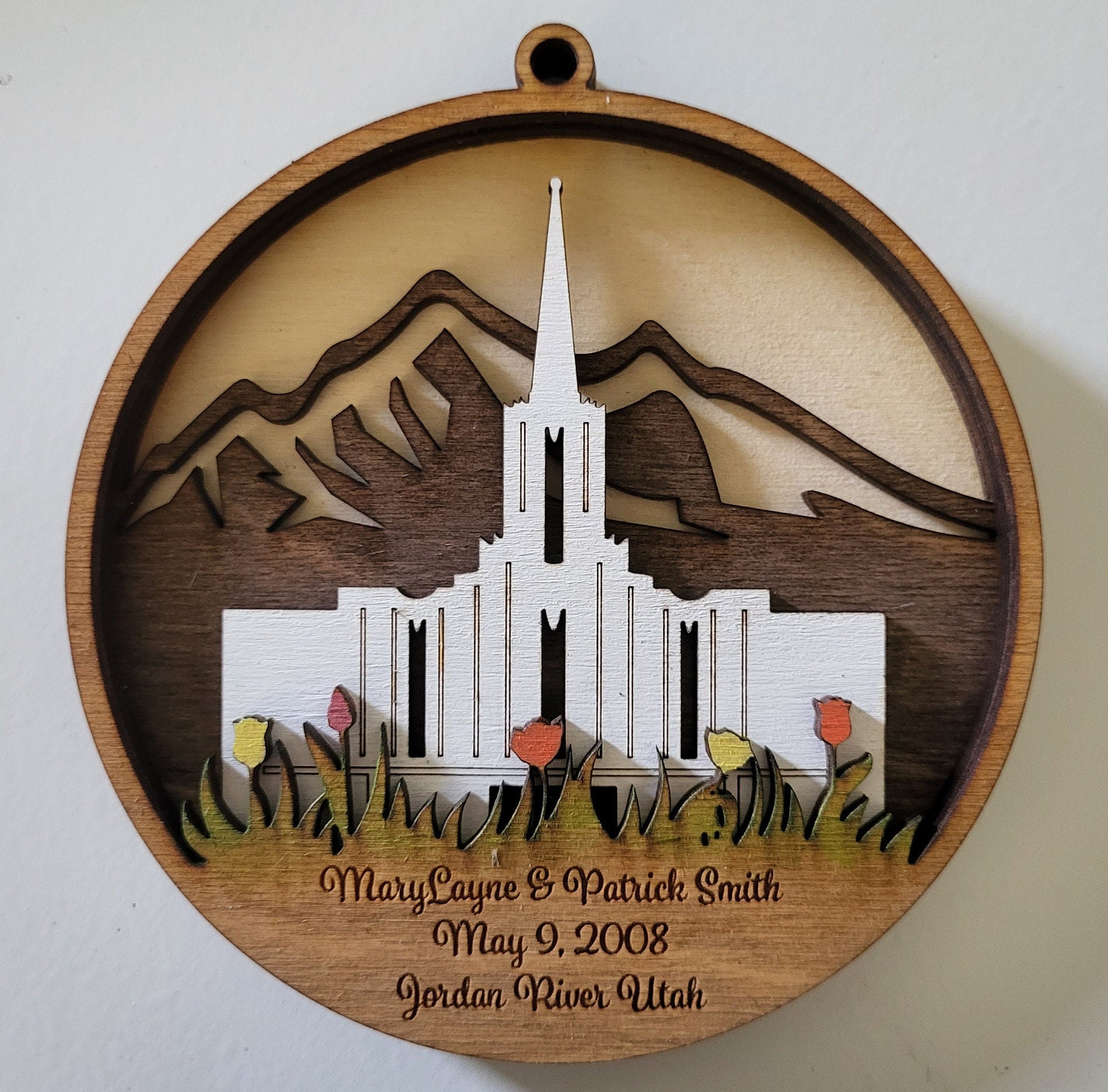 Rustic LDS Temple Ornaments - Etsy