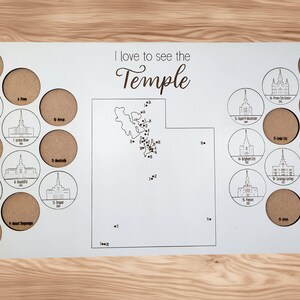 Utah LDS Temple Tracker/passport - Etsy