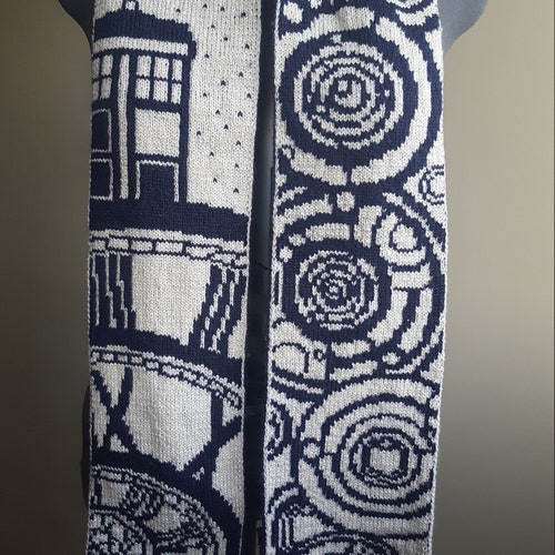 Doctor Who Double Knit Scarf Pattern - Etsy