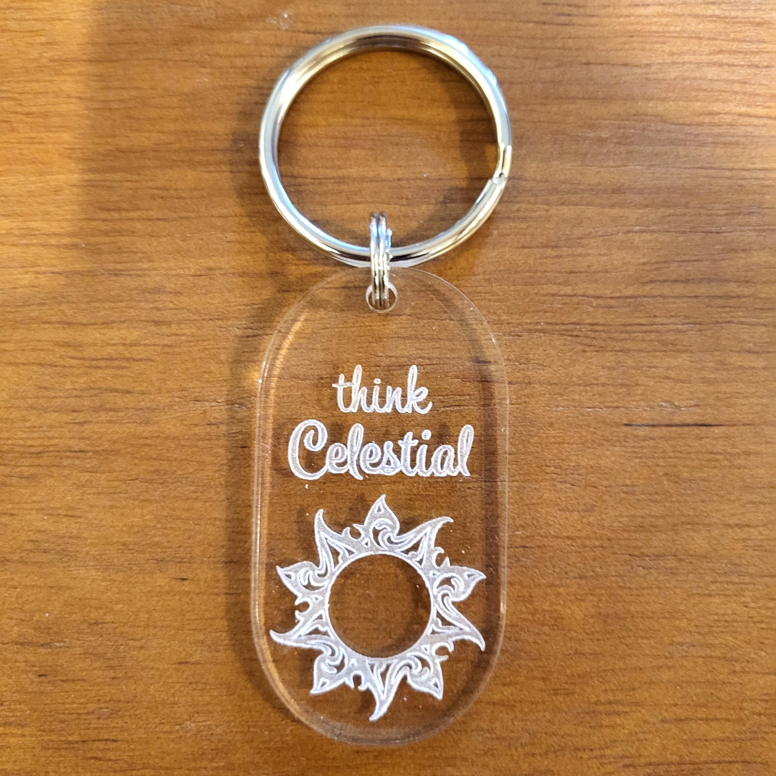 Think Celestial Keychain BULK Sets of 10 - Etsy