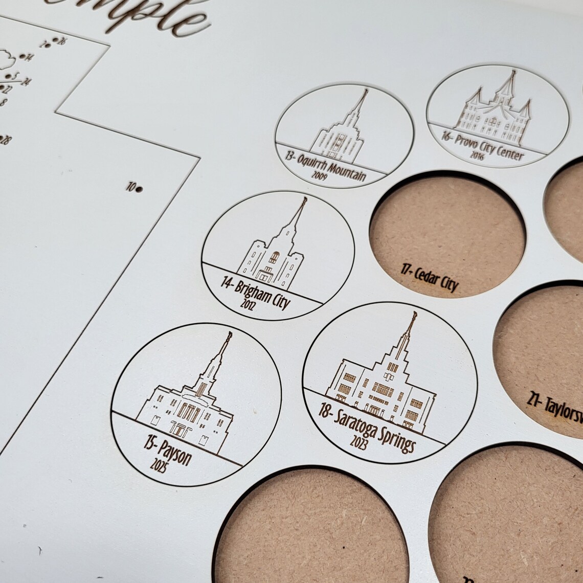 Utah LDS Temple Tracker/passport - Etsy