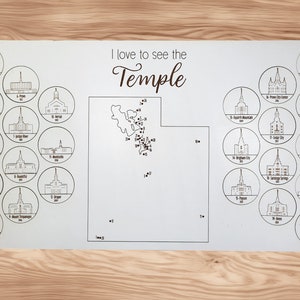 Utah LDS Temple Tracker/passport - Etsy