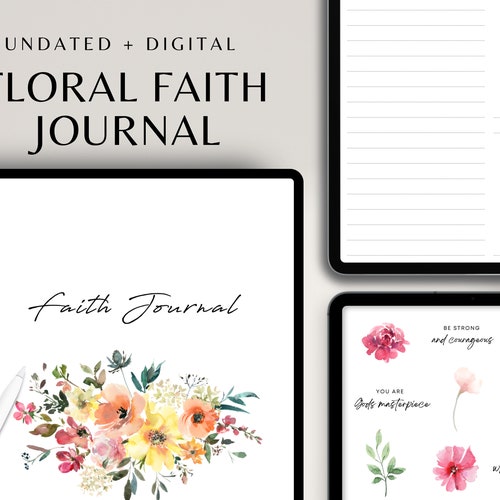 Digital Prayer Journal Faith Journal Instant Download - Etsy