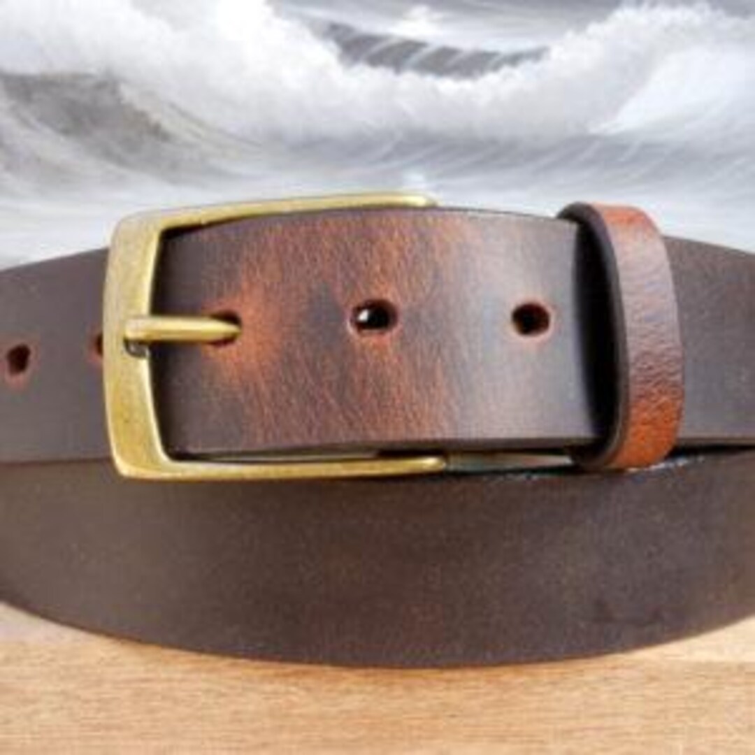 Crazy Horse Distressed Handmade Leather Belts - Etsy
