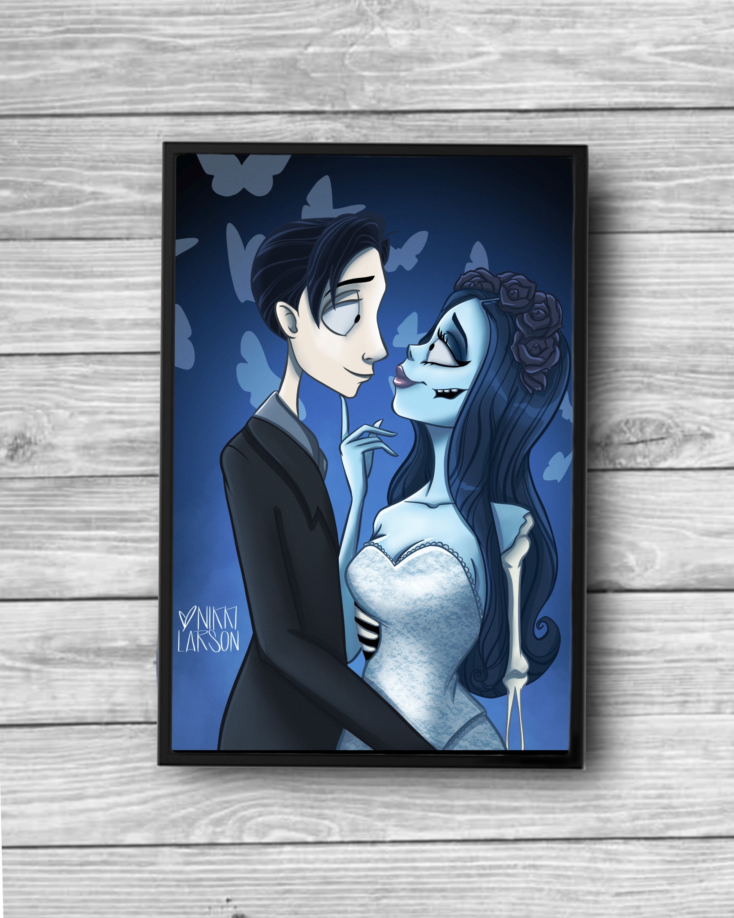 Corpse Bride Victor And Emily Kiss