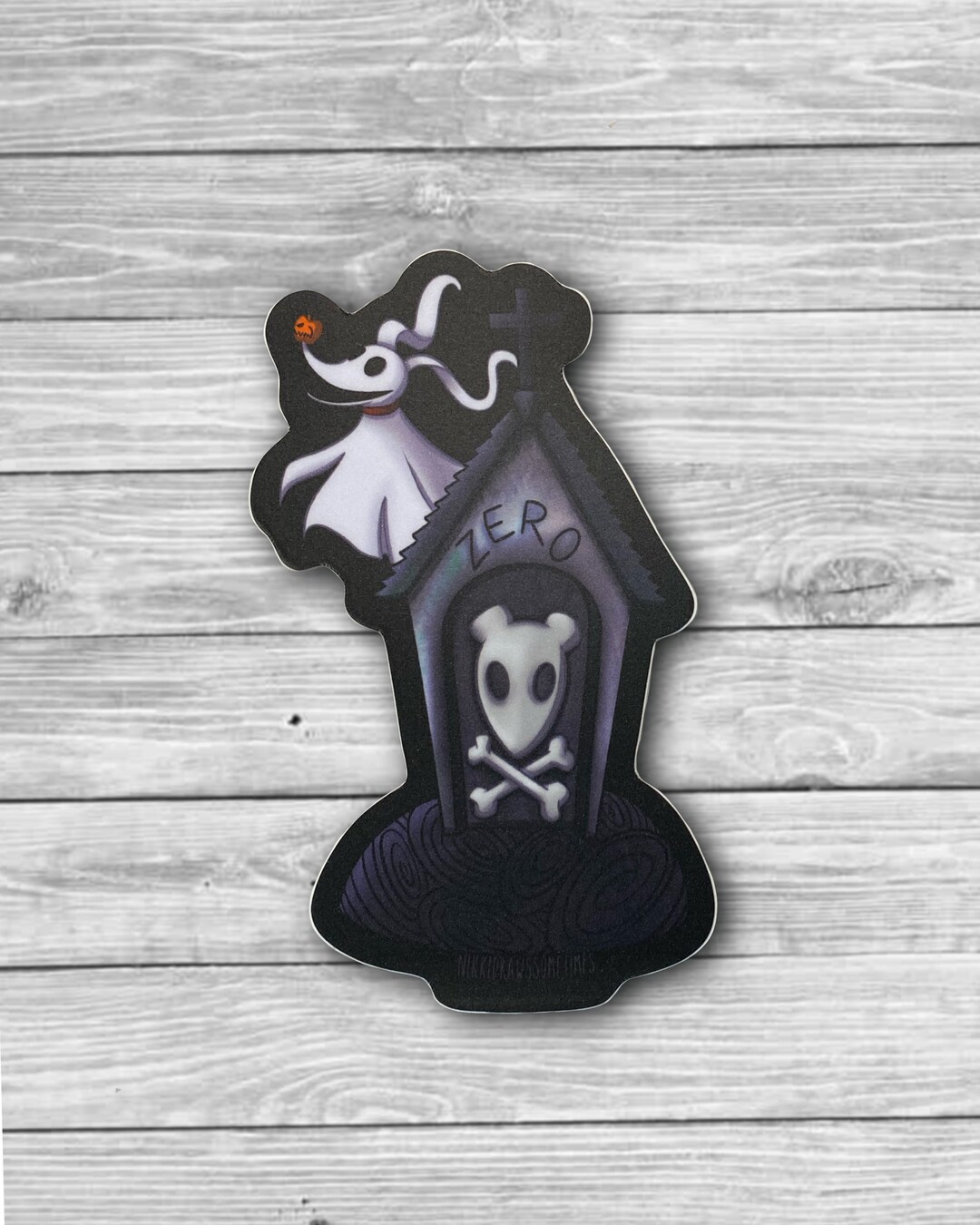 Zero Tombstone Sticker | Nightmare Before Christmas Inspired Sticker ...