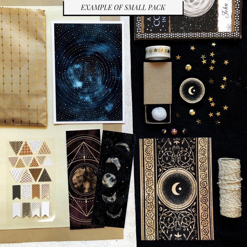 Celestial Art Mystery Box, Prints, Stickers, Bookmarks, Crystals - Etsy ...