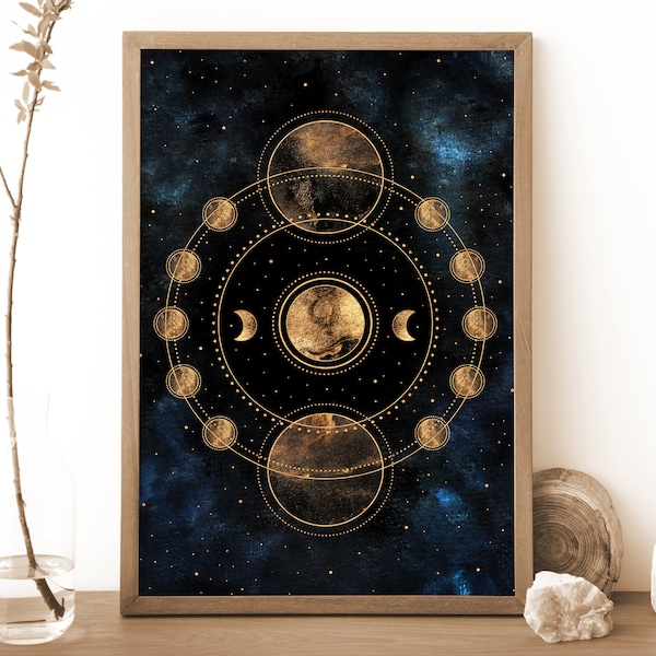 Celestial Wall Art - Etsy