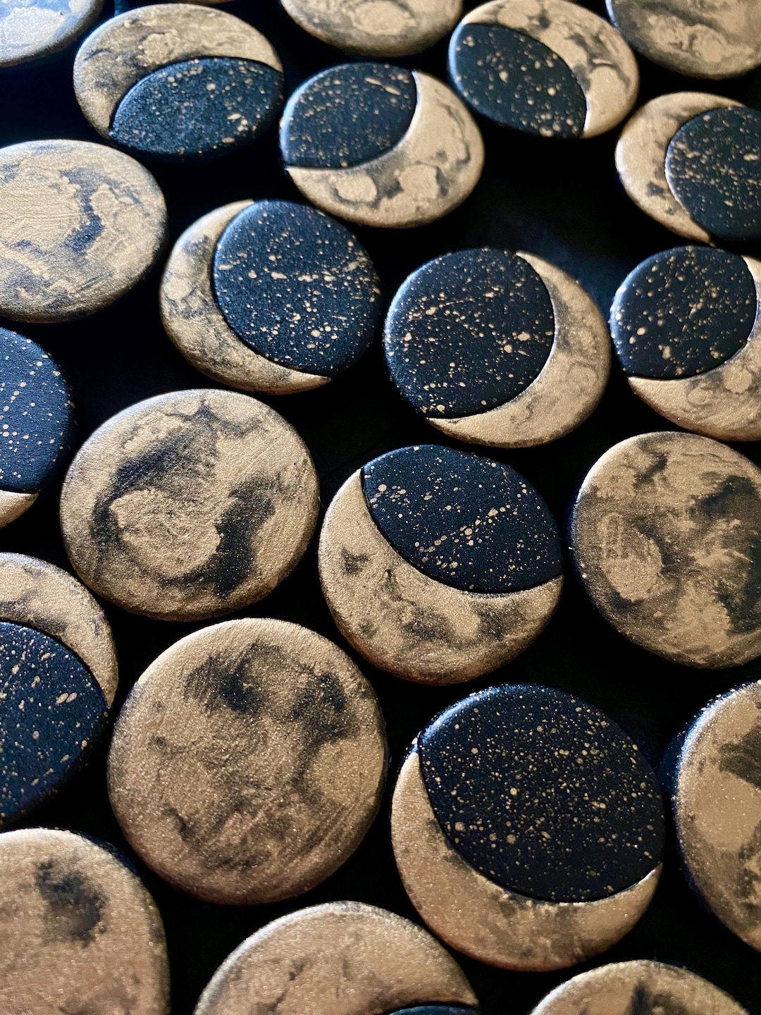 Moon Phases Magnets, Witchy Magnets, Celestial Magnets, Handmade Gift ...