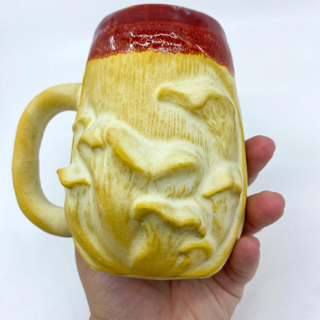 Forest Mushroom Fall Cottage Core Fairy Mug Handmade Pottery Raised ...