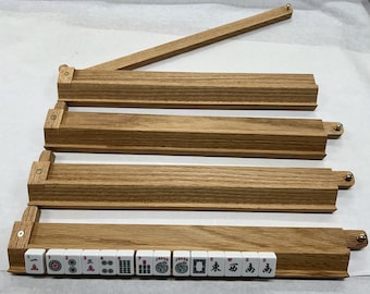 Oak Mahjong Racks - Etsy