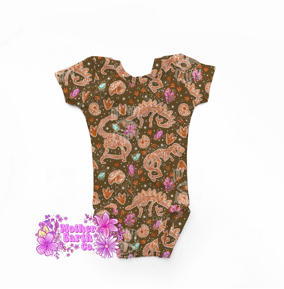 Dinosaur Fossil Leotard || Gymnastics || Leo || Girls || Sports ...