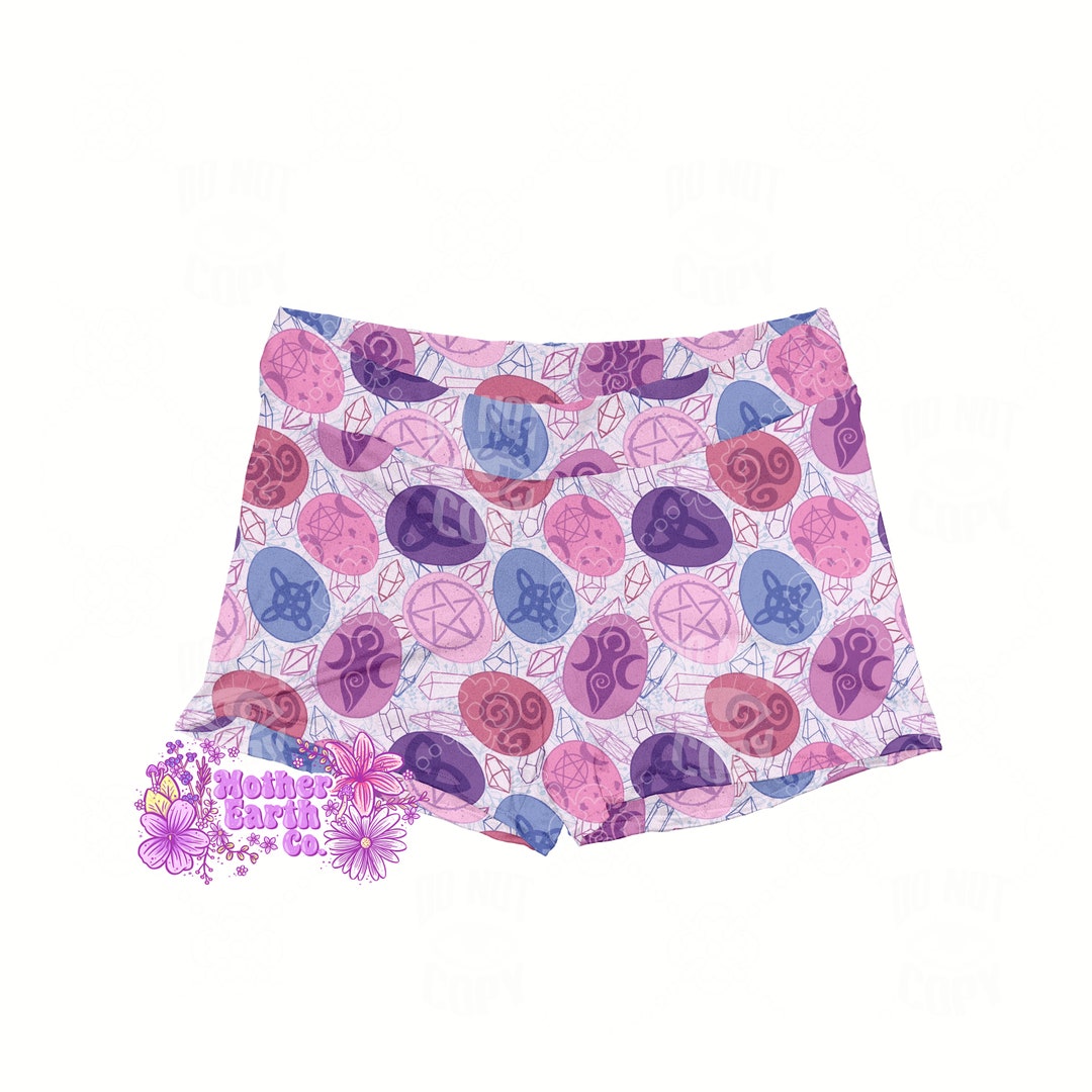Ostara Eggs Women's Shorts Easter Pastel Women's Girls Shorts Gym Yoga ...