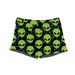 Alien Womens Shorts Green Alien Yoga Shorts - Etsy