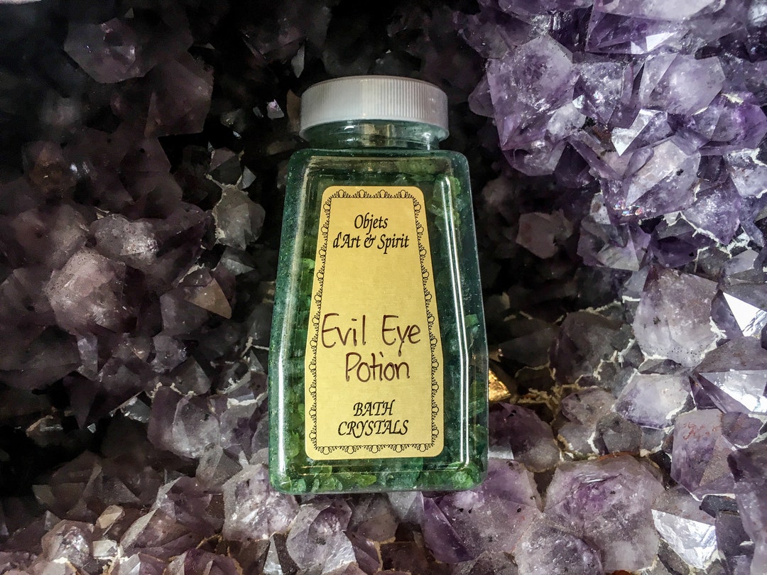 EVIL EYE POTION Bath Salt Crystals Full/new Moon Spiritual Bath ...