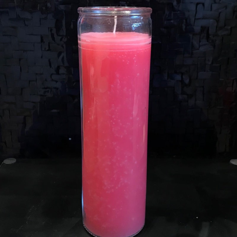 Pink Candle - Etsy