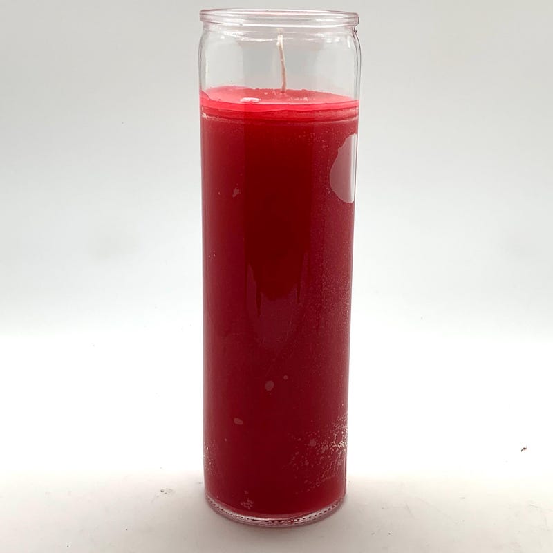 Red Candle - Etsy
