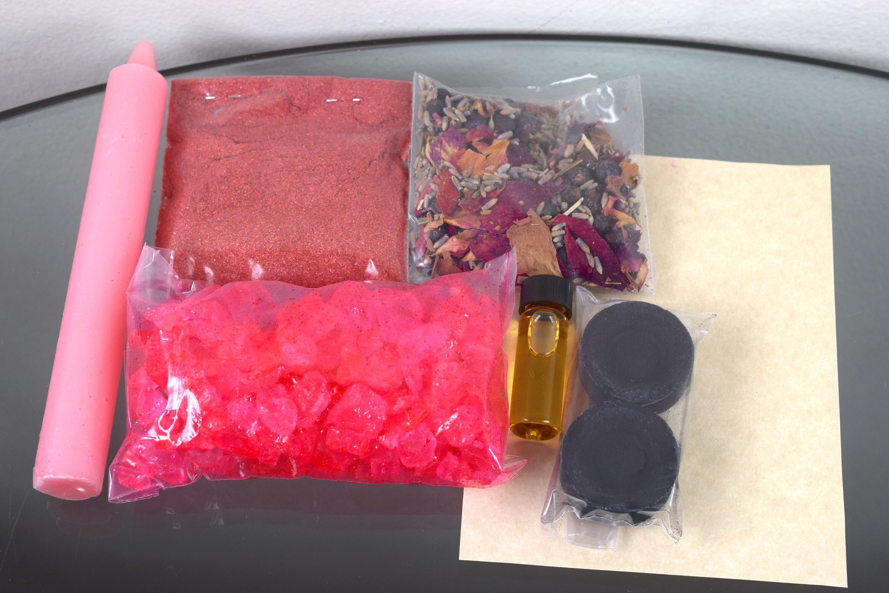 LOVE Spell Kit Full/new Moon Handmade Magick Hoodoo | Etsy