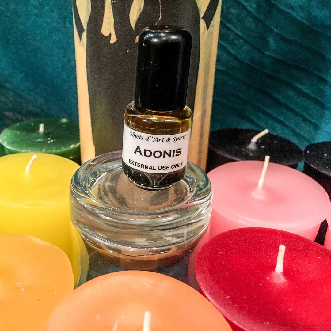 ADONIS OIL Full/new Moon-handblended-herbal Oil-all Natural-spell - Etsy