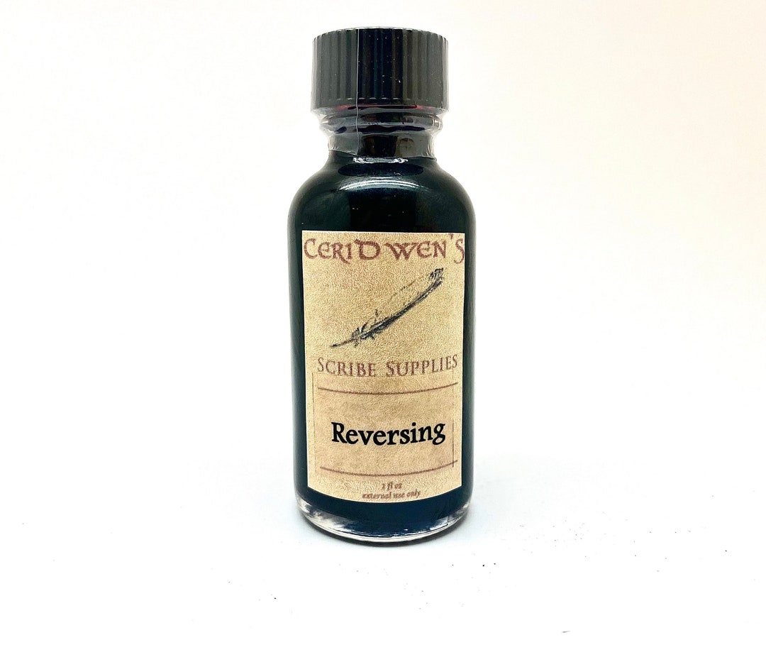 REVERSING Magical Ink - Herbal Handmade Ink - Dark Red Ink ...
