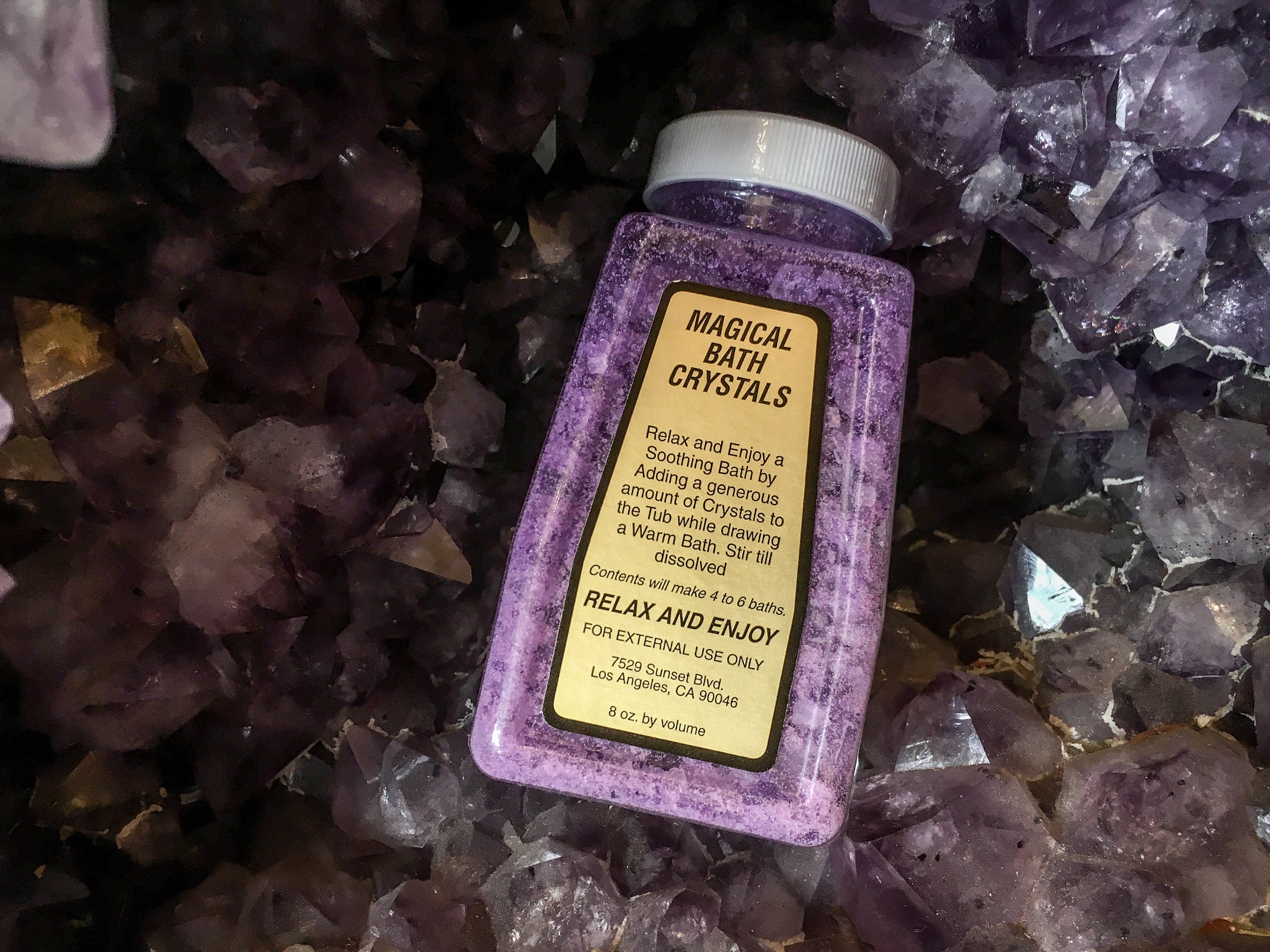 AURA RADIANCE Bath Salt Crystals Full/new Moon Spiritual Bath - Limpia ...