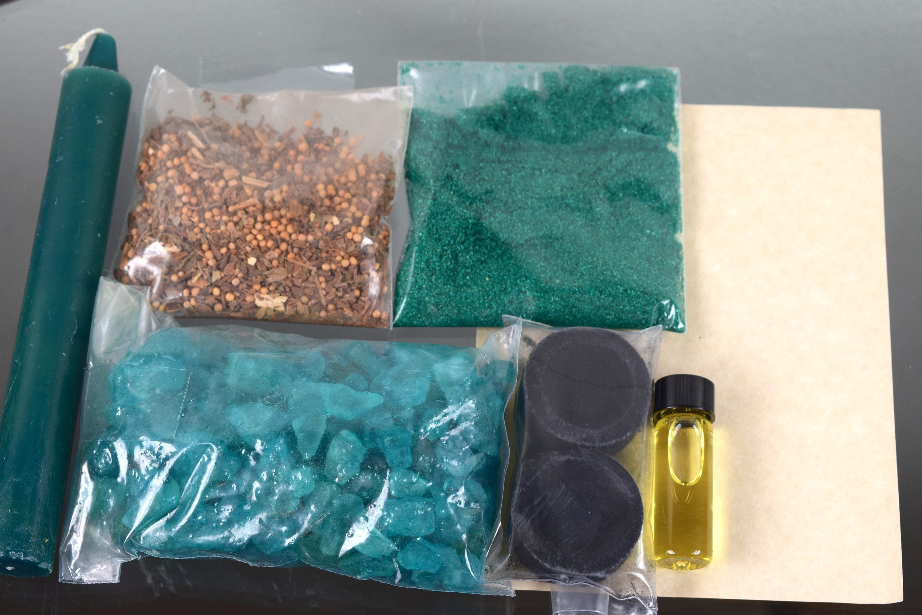 ABUNDANCE Spell Kit Full/new Moon Handmade Magick Hoodoo - Etsy