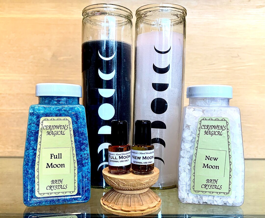 MOON PHASES CANDLE - 7 Day Ritual Burn - Hand-poured - Etsy