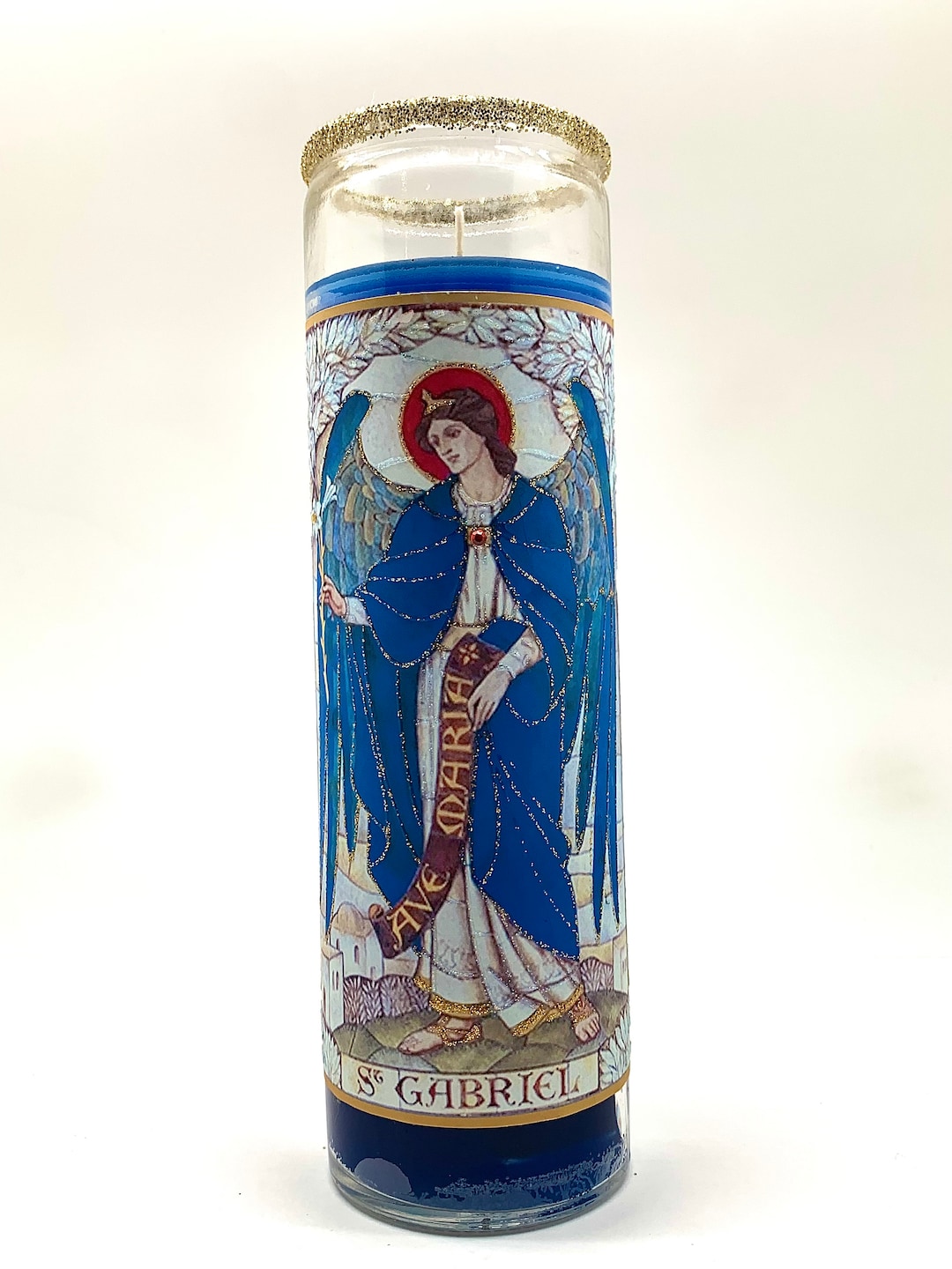 ARCHANGEL GABRIEL CANDLE - 7 Day Ritual Burn - Hand-poured - Sacred Space - Etsy